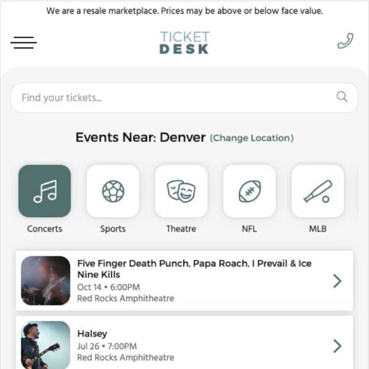 Template Design Options for TicketEvolution Websites